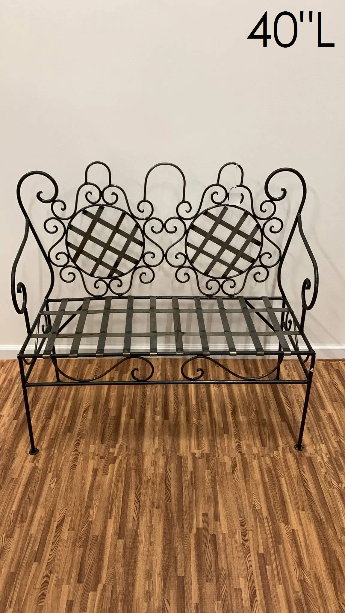 12-030 - Lattice Bench – Rustic Farm Imports
