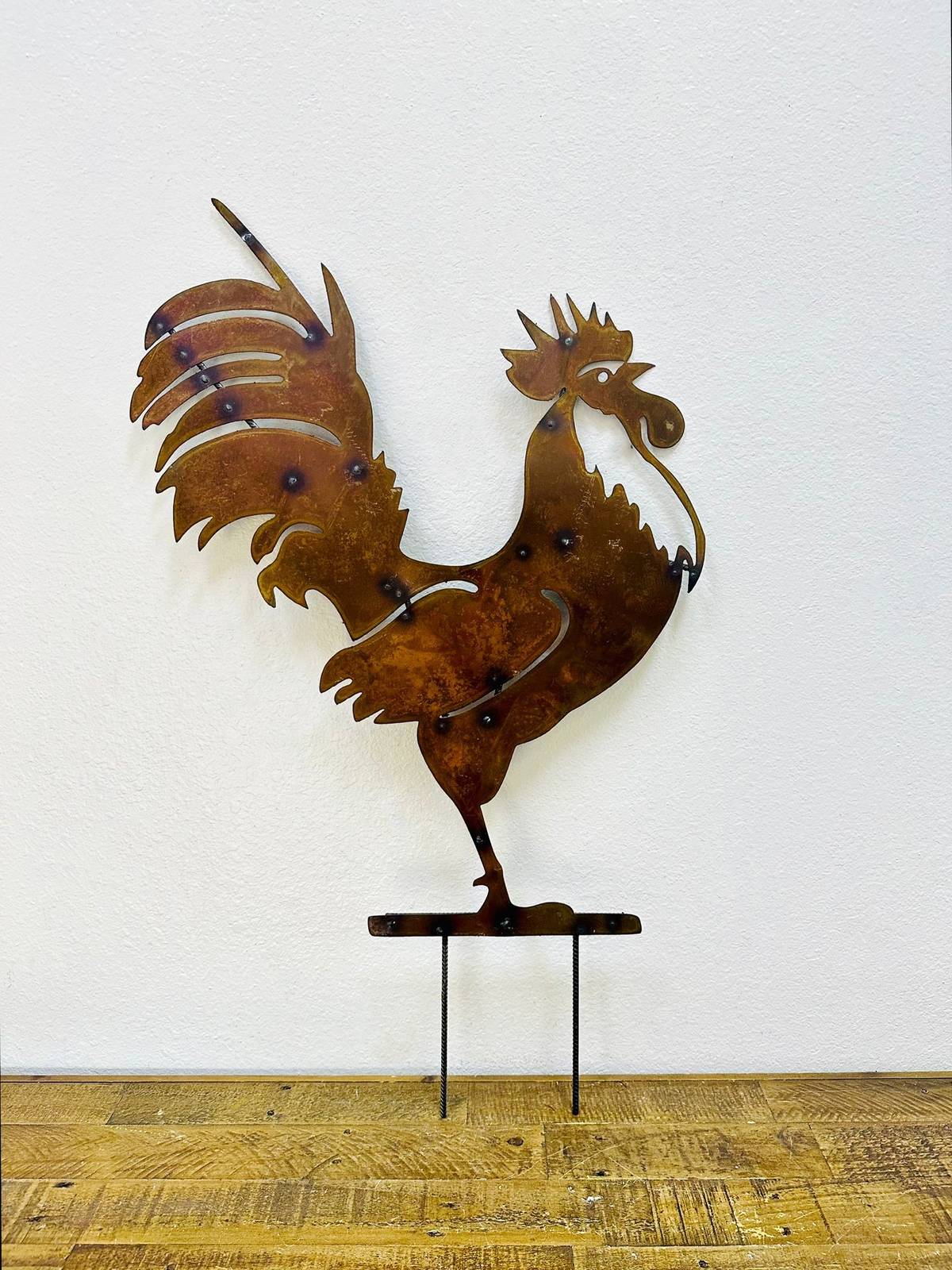 30-833 - Rustic Rooster Stake – Rustic Farm Imports