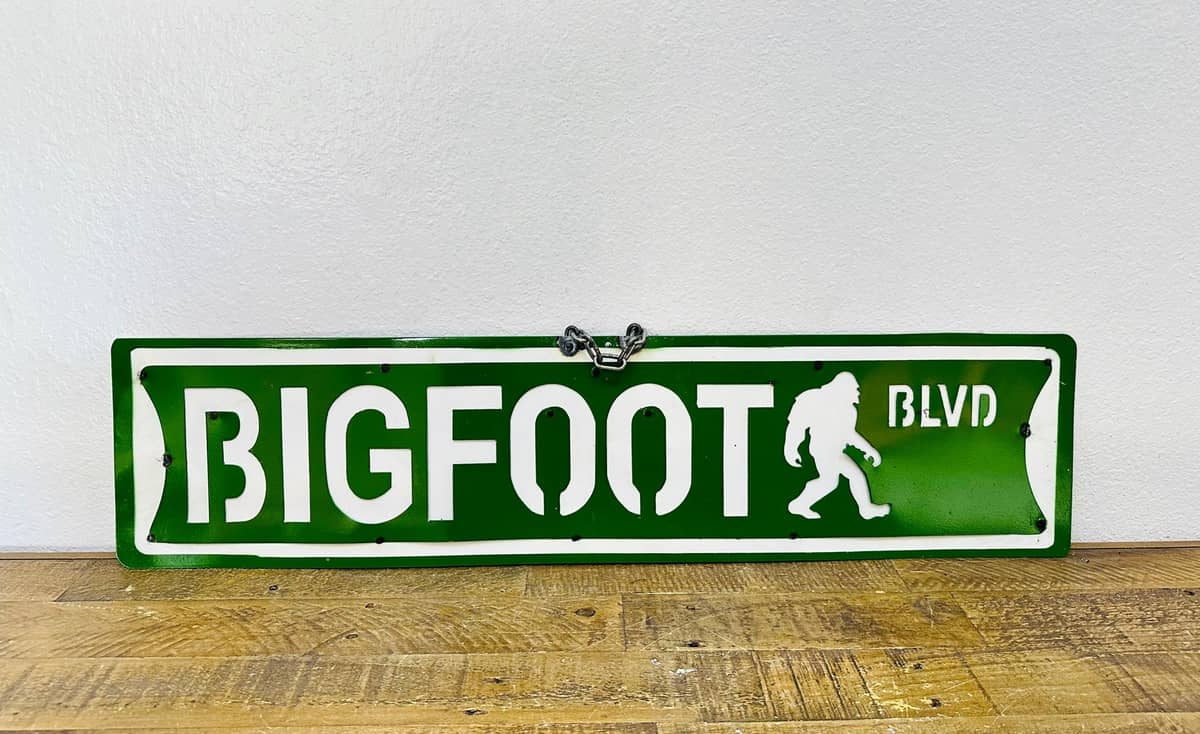 33-679 - Bigfoot Blvd Wall Sign – Rustic Farm Imports